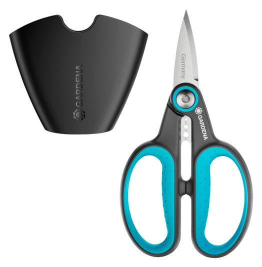 GARDENA HerbCut Set Brown|Ergonomic herb scissors for precise cutting
