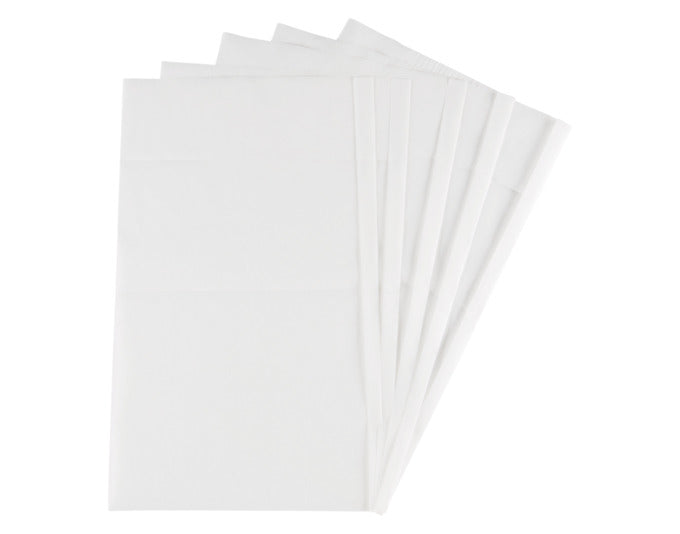 Städter Backpapier 42x23 cm 10er Weiss Eckig Türkis