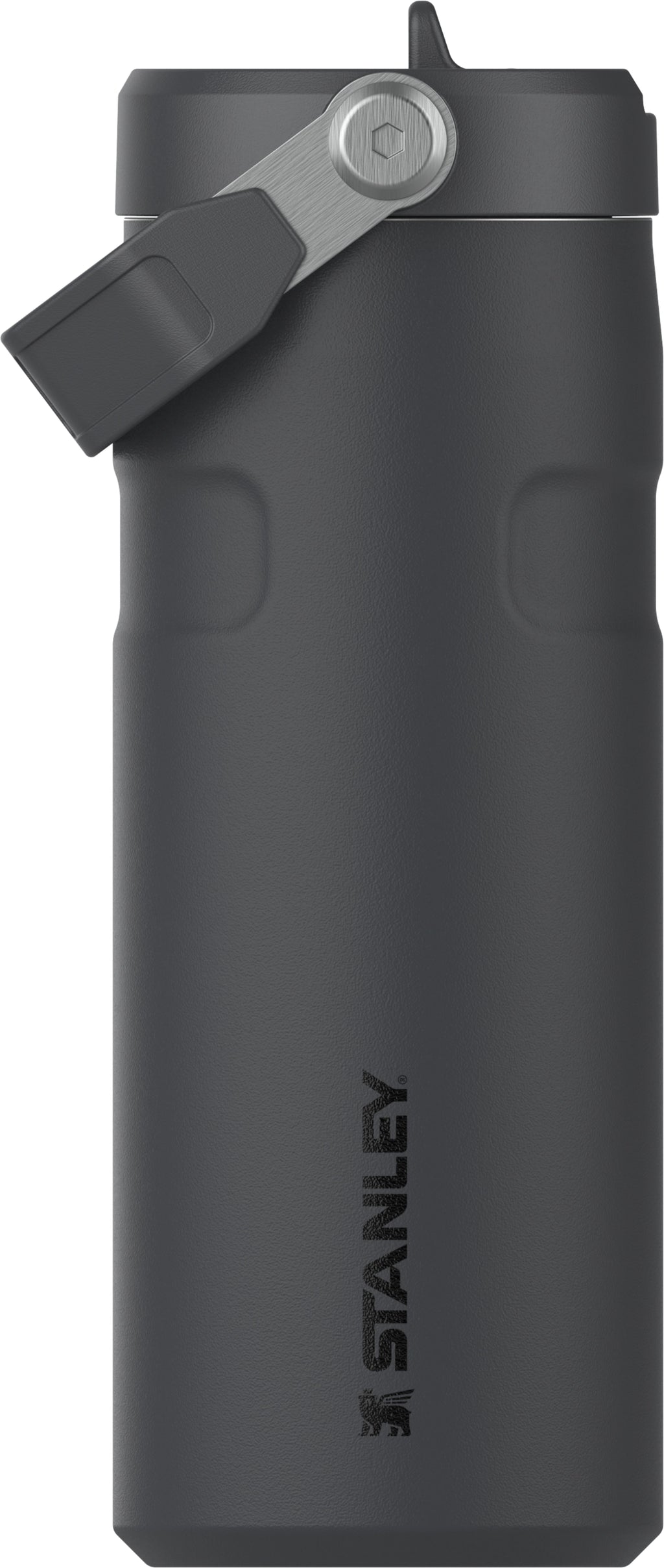 IceFlow Flip Straw Flasche 0.47l black 2.0