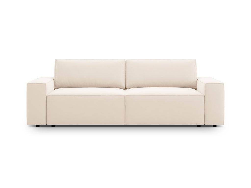 Micadoni Jodie velor sofa with sleeping function and storage box 3 seater